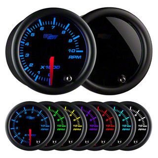 Tacoma 2-Inch Tachometer Gauge; Tinted 7 Color (Universal; Some ...