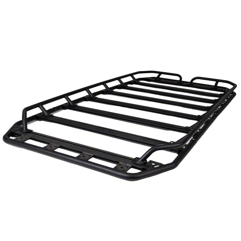 Go Rhino Tacoma 80-Inch x 40-Inch Flat Platform Rack with Tri Rail Kit ...