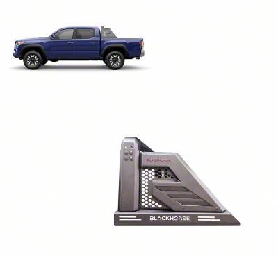 Tacoma Armour II Roll Bar; Black (05-23 Tacoma) - Free Shipping