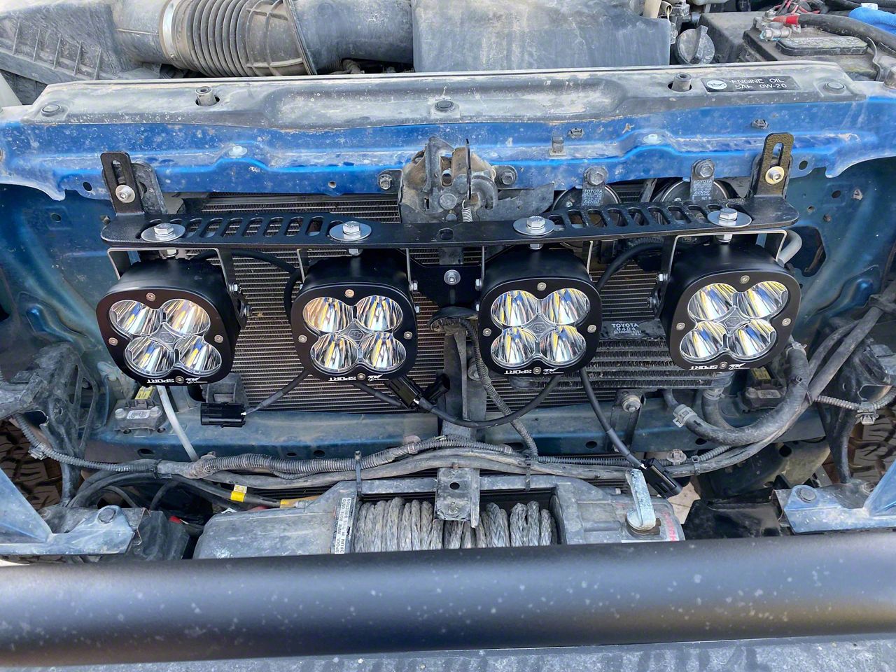 Tacoma Behind the Grille Light Bar Mounting Bracket (05-23 Tacoma ...