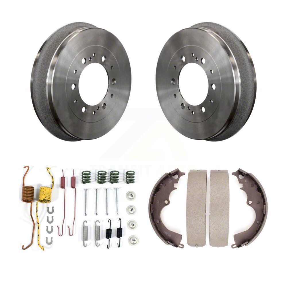 Tacoma Brake Drum, Shoe and Spring Kit; Rear (05-23 6-Lug Tacoma ...