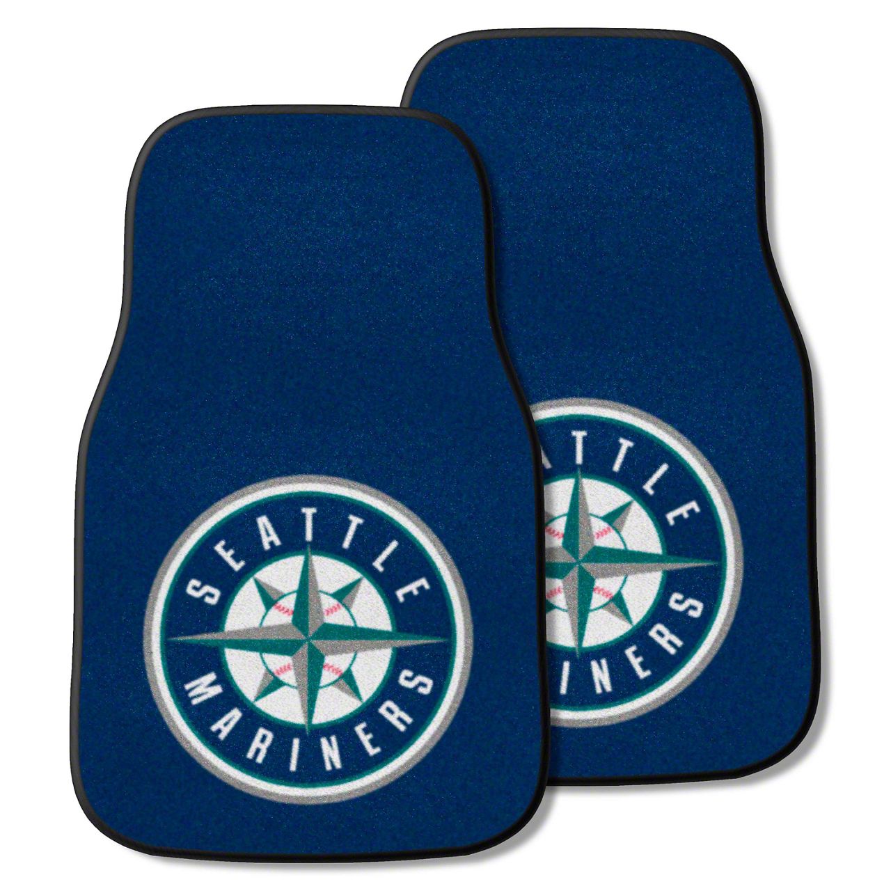 Tacoma Carpet Front Floor Mats with Seattle Mariners Logo (Universal ...