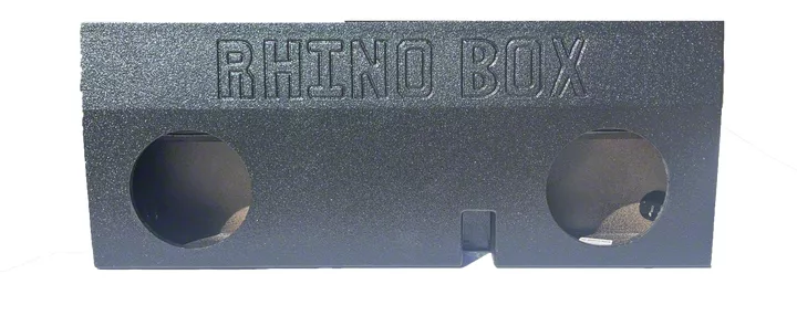 Tacoma Dual 12-Inch Behind Seat Subwoofer Box; Poly Coated (05-23 ...