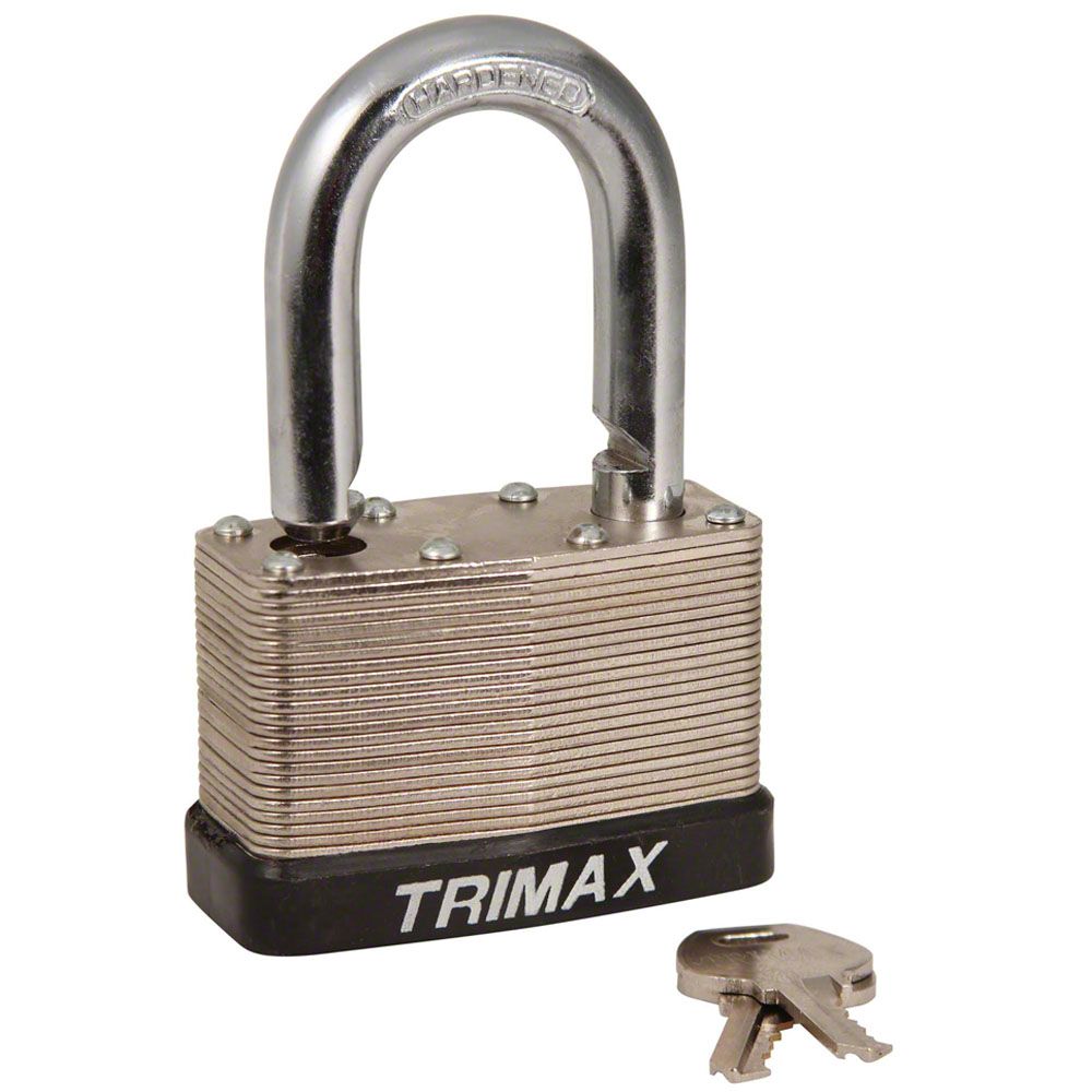 Tacoma Dual Locking Steel Padlock; 65mm; 1-1/2-Inch x 7/16-Inch Shackle ...