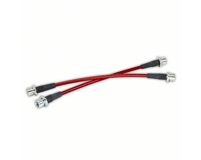 Tacoma Extended Rear Brake Lines; Red (05-23 Tacoma) - Free Shipping