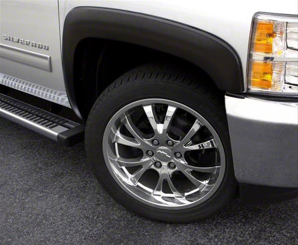 Tacoma Elite Series Sport Style Fender Flares; Rear; Smooth Black (16 ...