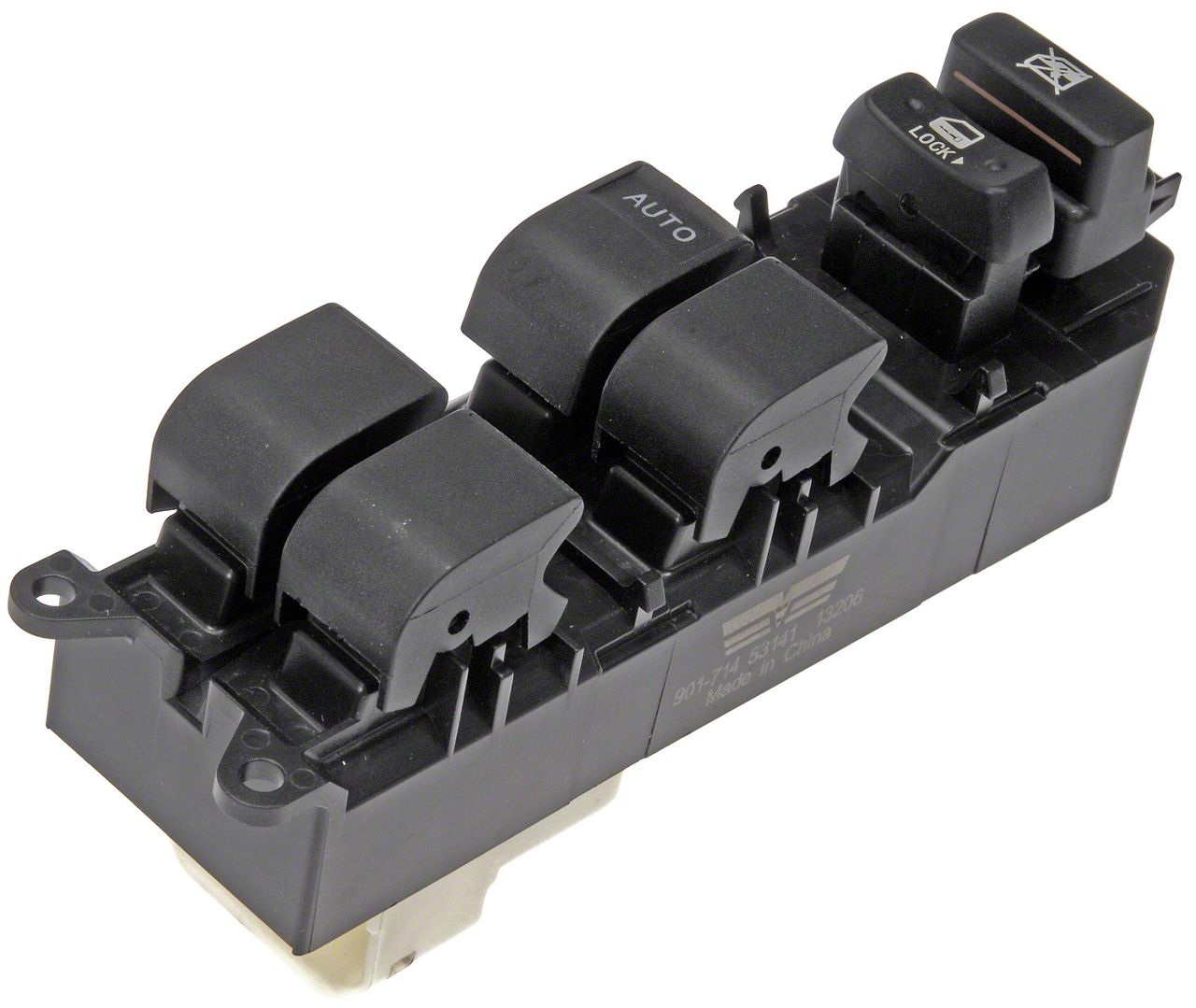 Tacoma Front Window Switch 6-Button; Driver Side (12-15 Tacoma Double ...