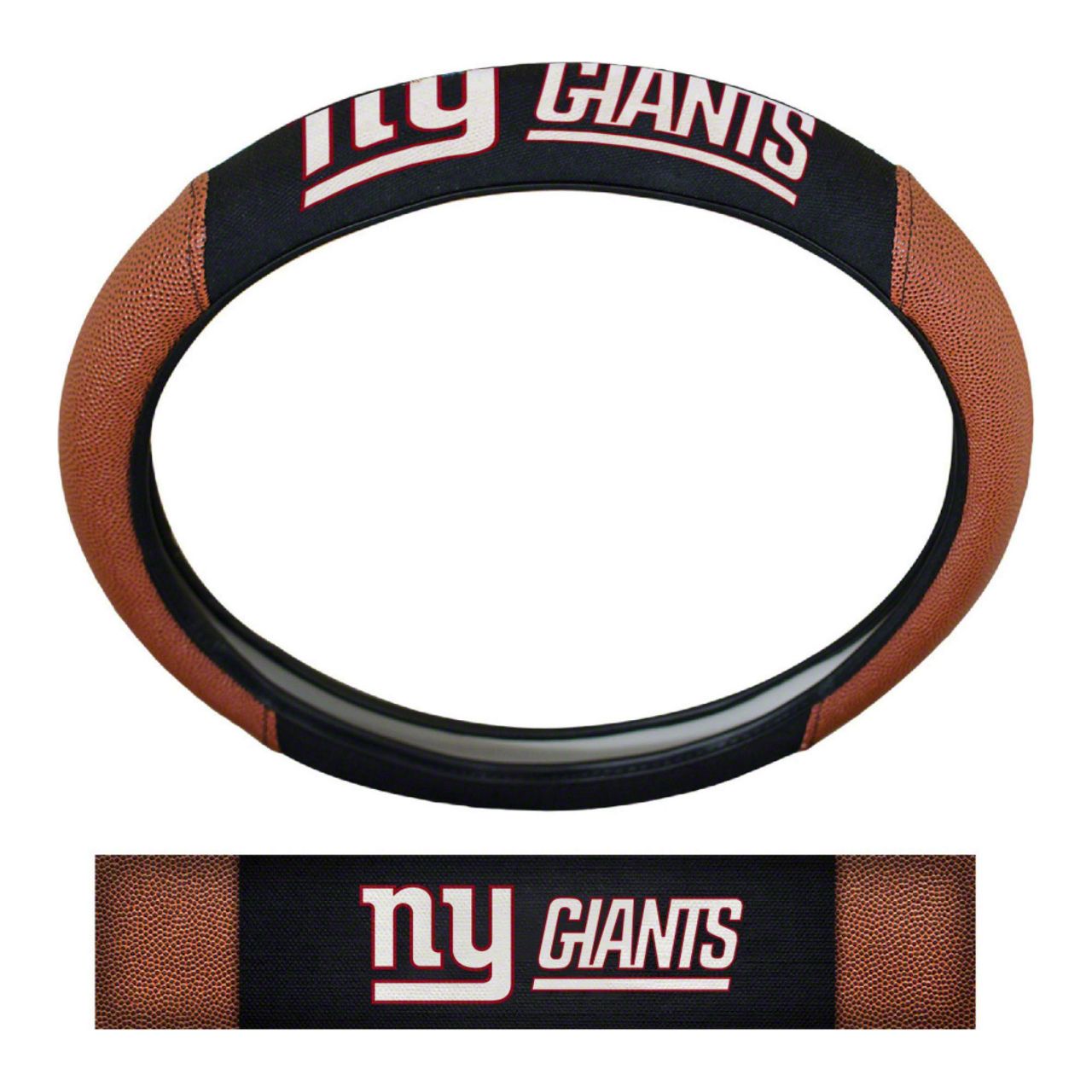 Tacoma Grip Steering Wheel Cover with New York Giants Logo; Tan and ...