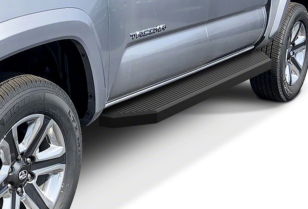 Tacoma H-Style Running Boards; Black (05-23 Tacoma Double Cab) - Free ...