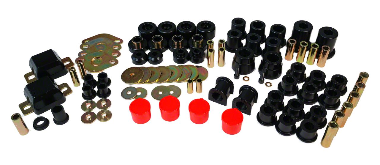 Tacoma Hyper-Flex System Master Bushing Kit; Black (05-15 Tacoma Pre ...