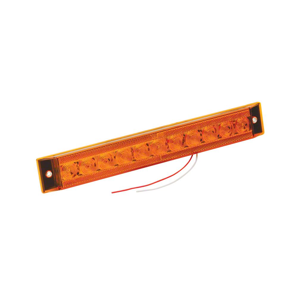 Tacoma LED ID Light Bar with Reflex Lens; Amber