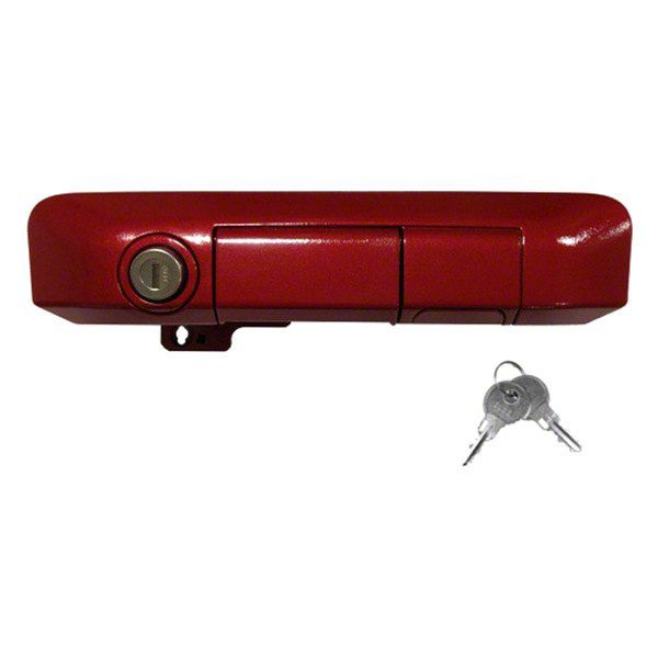 Tacoma Manual Tailgate Lock Handle with Standard Lock; Barcelona Red ...