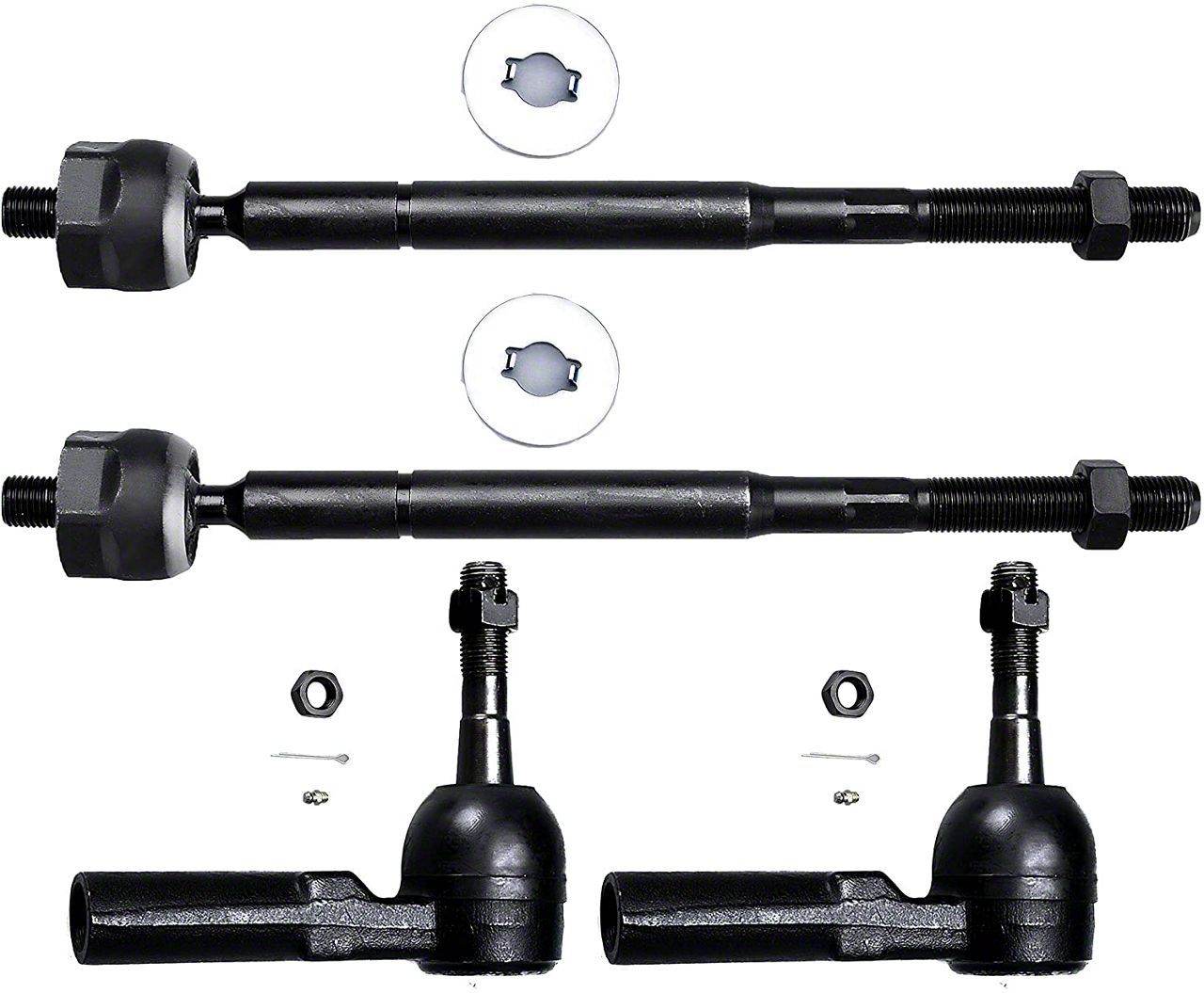 Tacoma Original Grade Steering Tie Rod End; Inner (05-15 5-Lug Tacoma ...