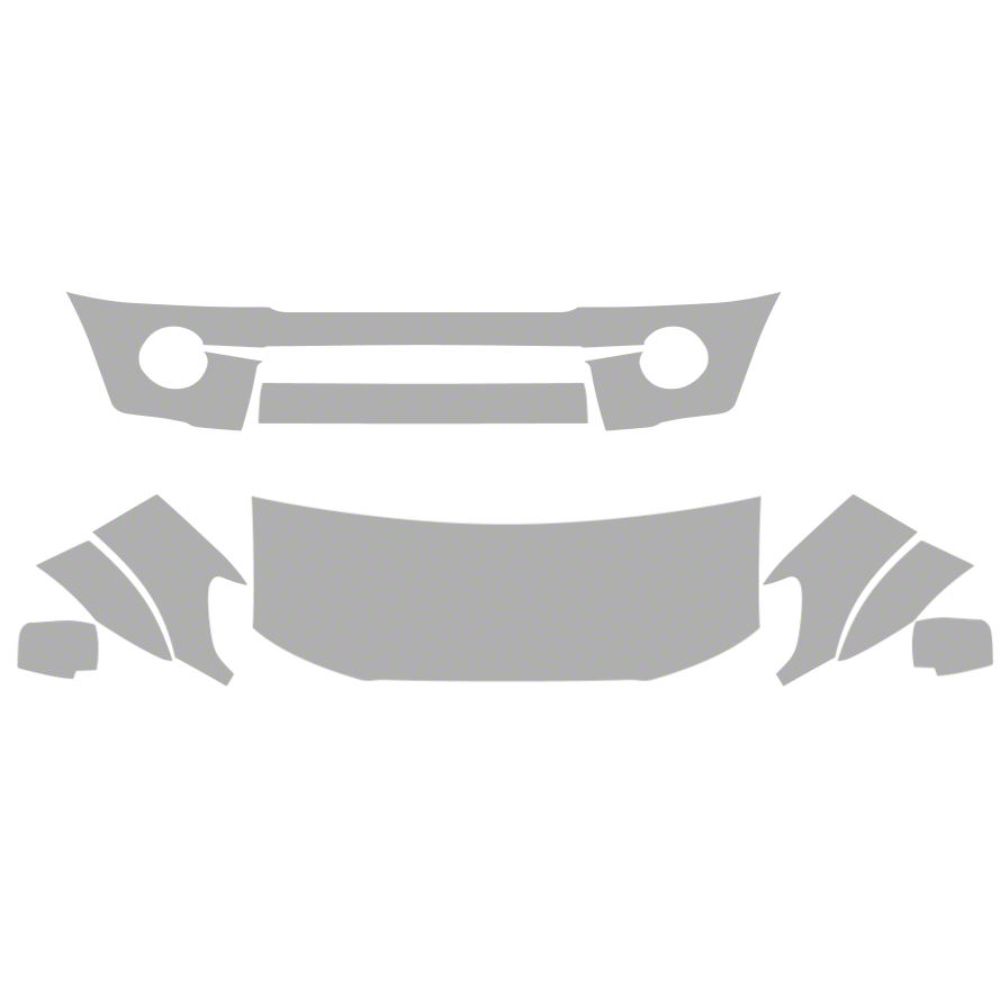 Tacoma Paint Protection PPF Pre-Cut Kit; Complete Full Front Kit; Gloss ...