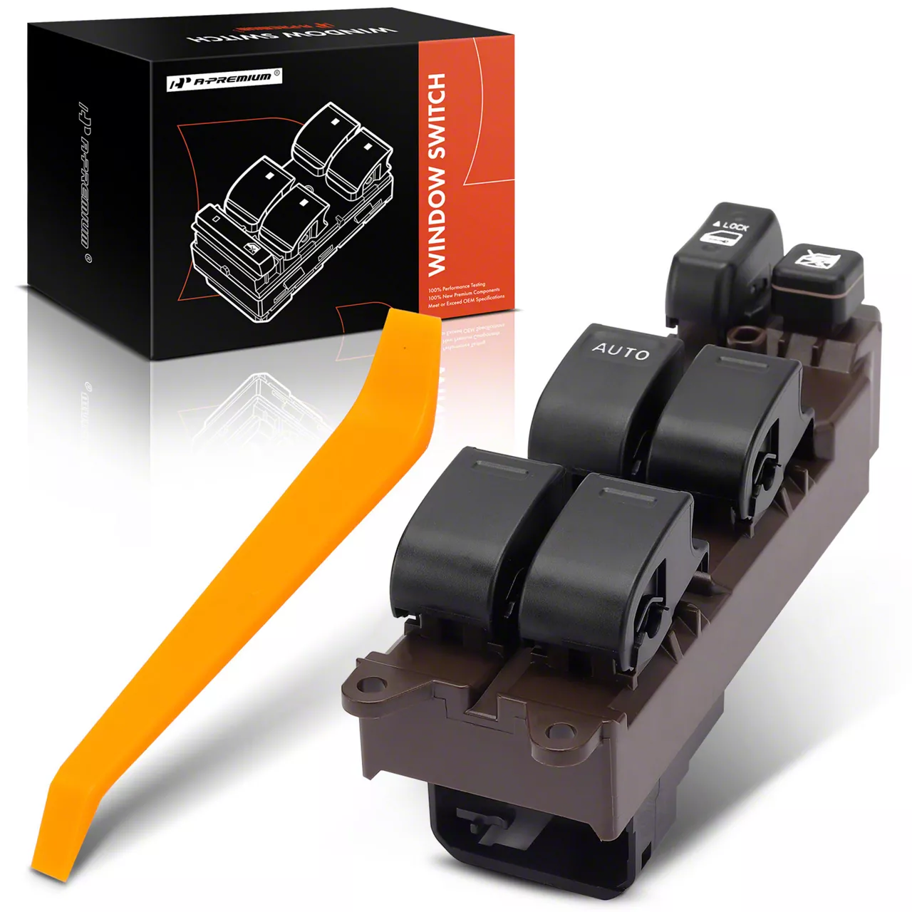 Tacoma Power Window Switch; Front Driver Side (05-11 Tacoma Double Cab ...