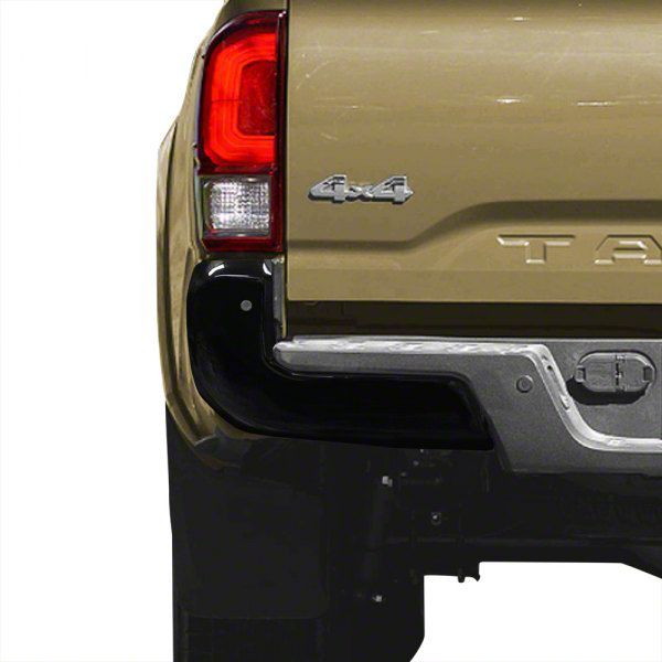 Tacoma Rear Bumper Cover; Pre-Drilled for Backup Sensors; Gloss Black ...