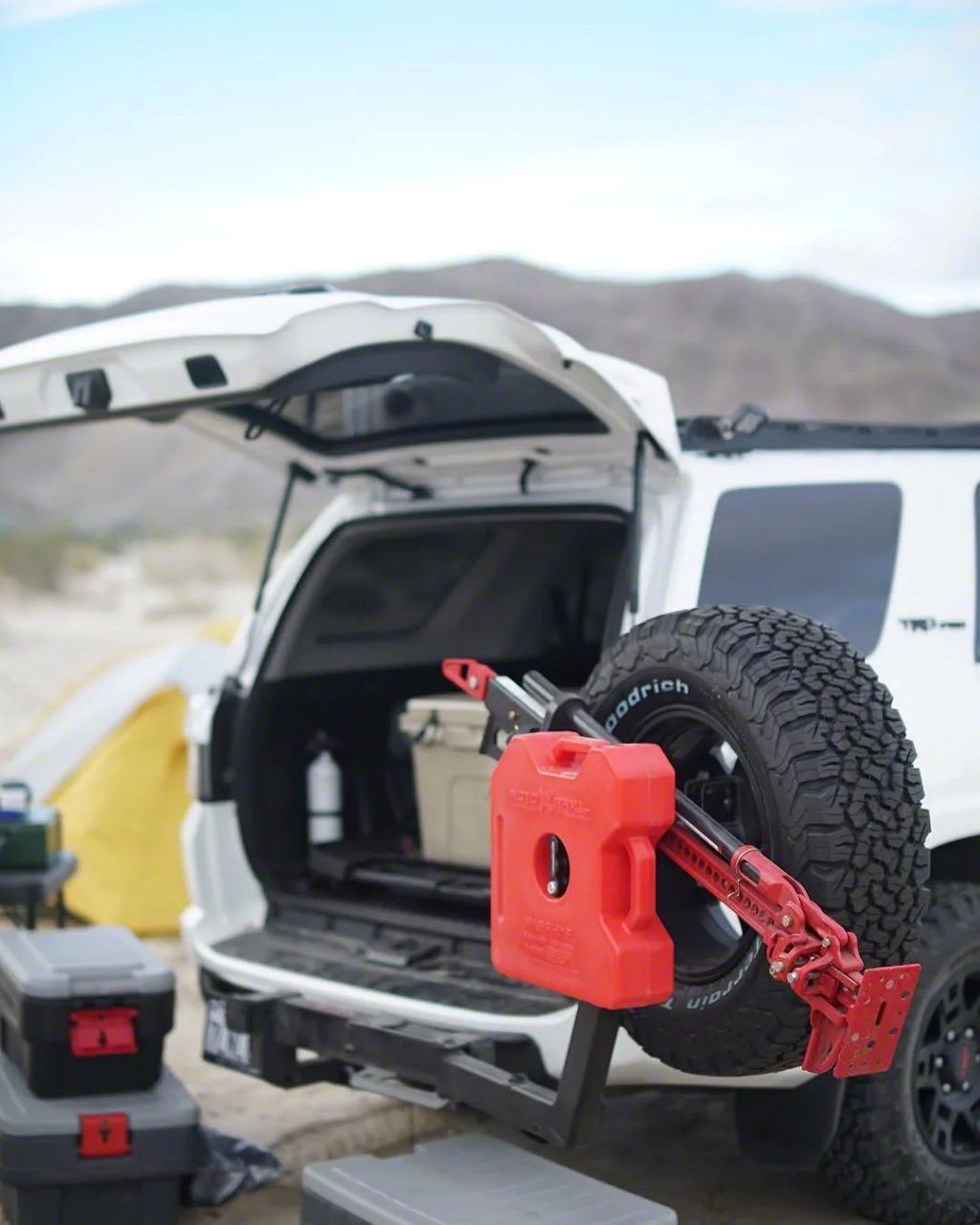 Tacoma Rotopax/Hi-Lift Mounting Plate (Universal; Some Adaptation May ...