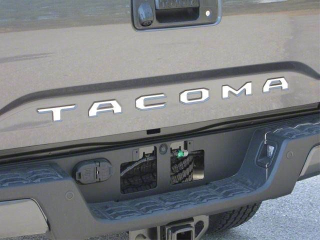 Tacoma Tailgate Letter Inserts; Stainless Steel (16-23 Tacoma) - Free ...