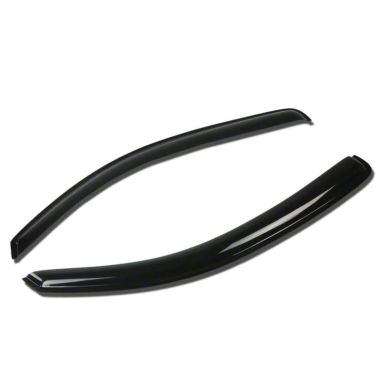 Tacoma Tape-On Wind Deflectors Window Visors; Smoked (05-15 Tacoma ...