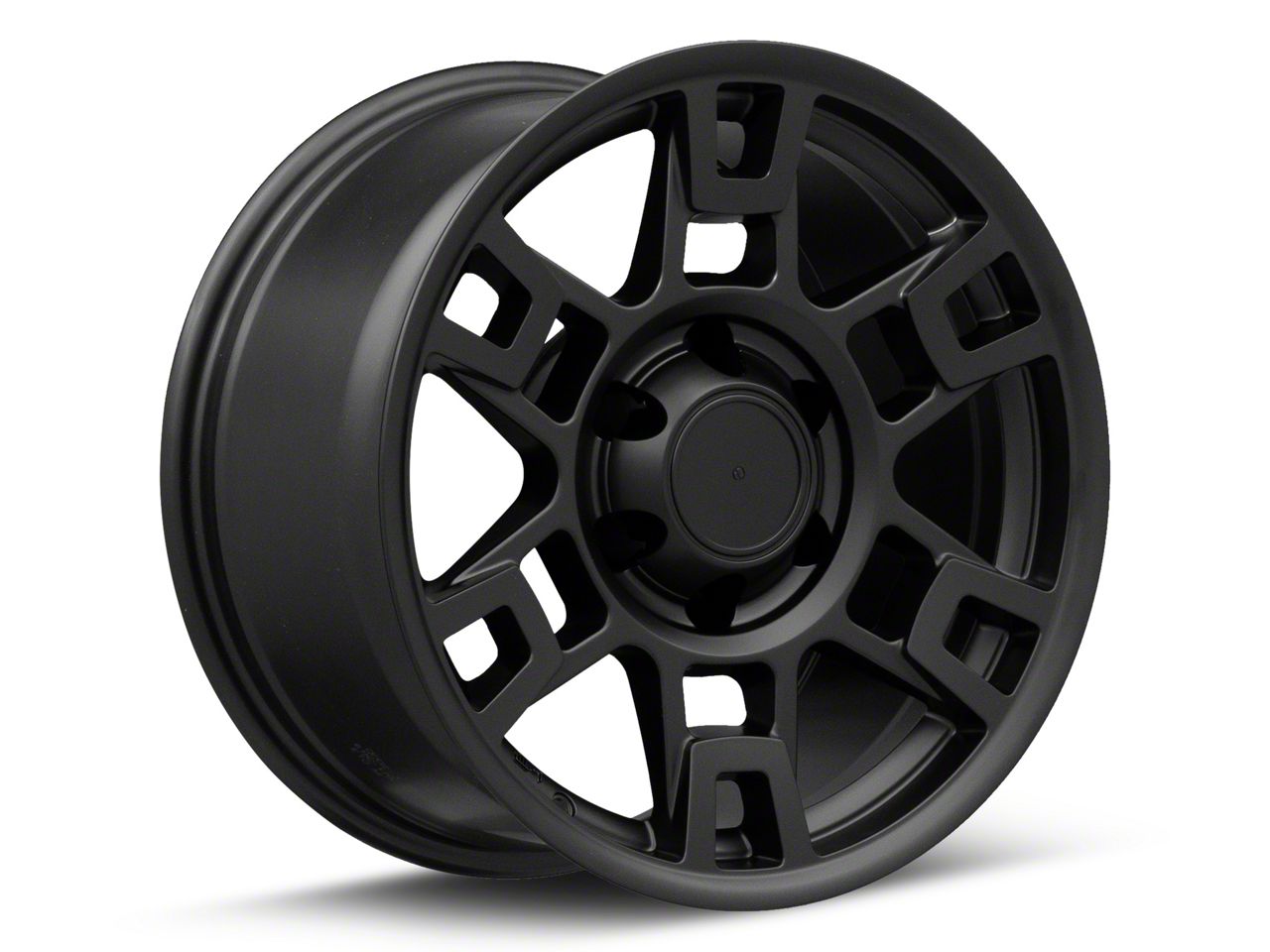 Tacoma TR1 Matte Black 6-Lug Wheel; 17x8; 5mm Offset (16-23 Tacoma ...