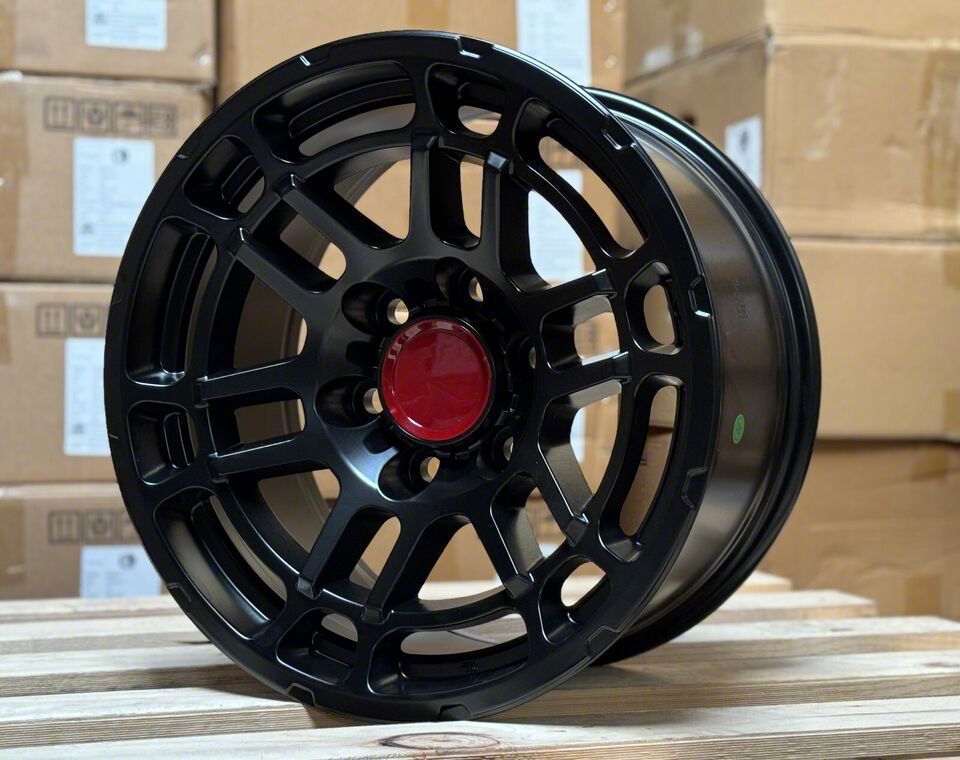 Tacoma TR6 Matte Black 6-Lug Wheel; 17x8; 5mm Offset (16-23 Tacoma ...