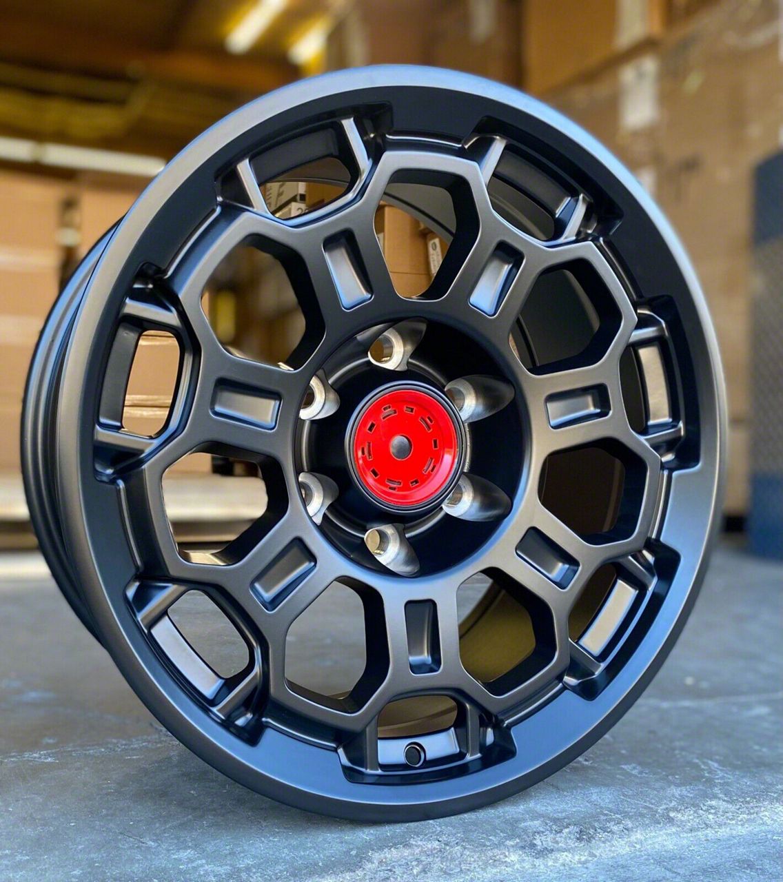 Tacoma TR9 Matte Black 6-Lug Wheel; 18x9; 12mm Offset (16-23 Tacoma ...