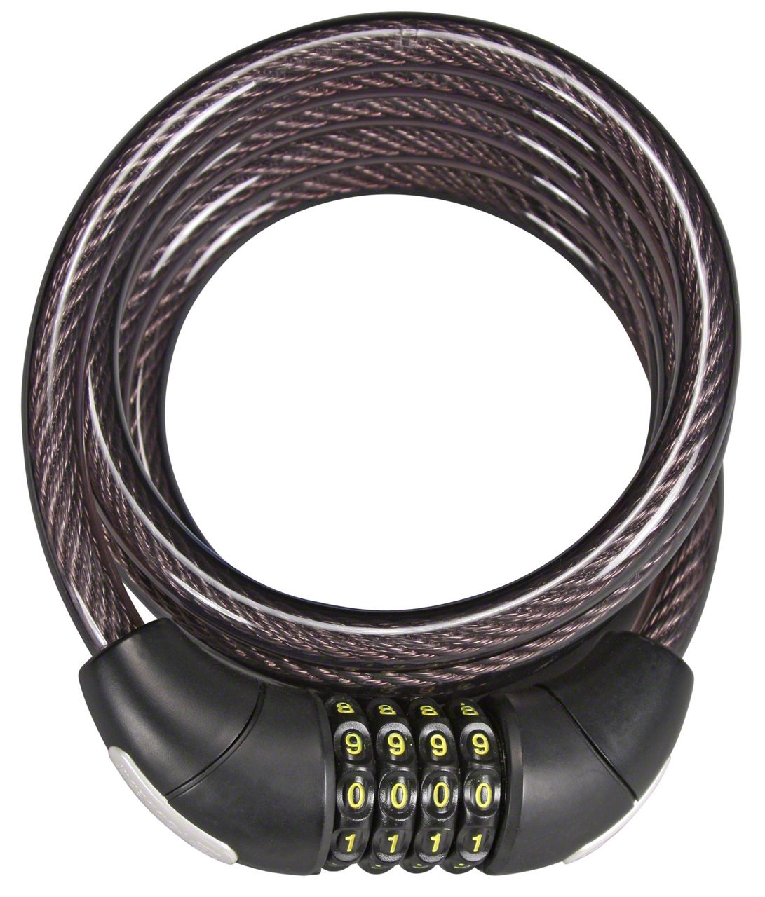 Tacoma TRIMAFLEX Coiled Cable Lock with Resettable Combo Lock and Quick ...
