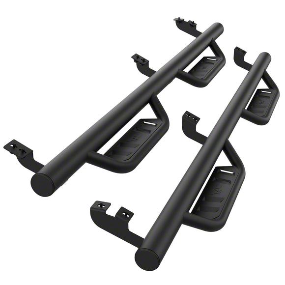 Tacoma Tubular Style Drop Side Step Bars; Fine Textured Black (05-23 ...