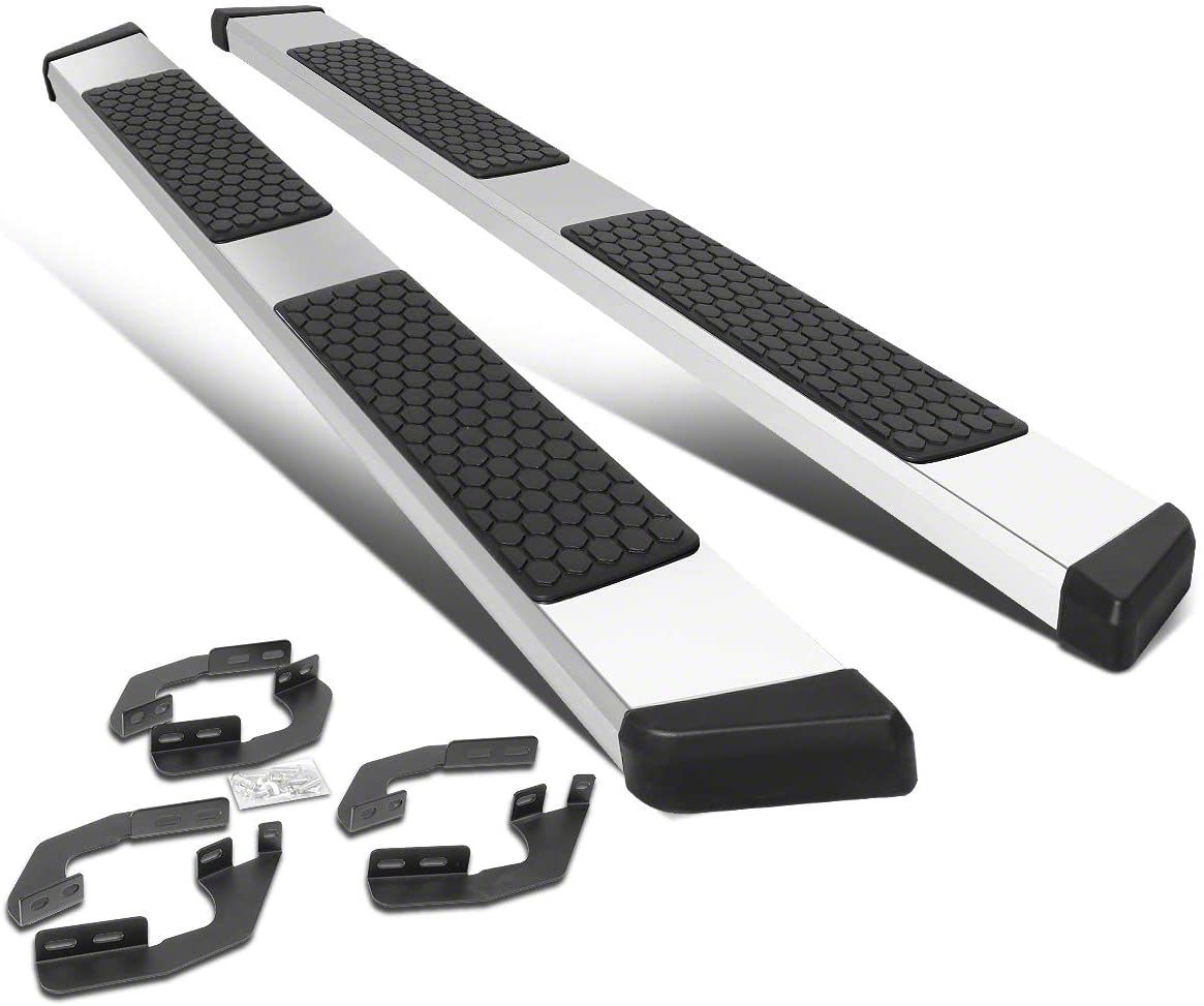 Tacoma 5-Inch Wide Flat Running Boards; Stainless Steel (05-23 Tacoma ...