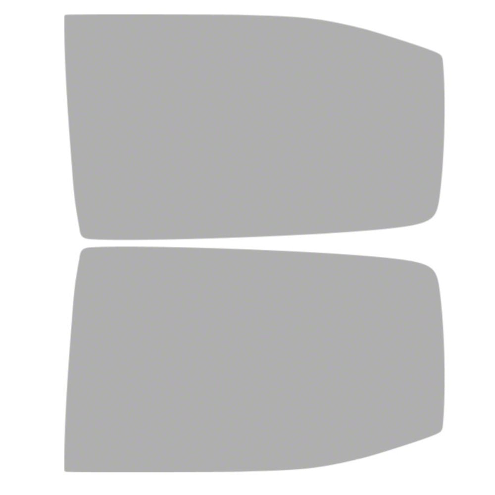 Tacoma Window Tint Pre-Cut Kit; Rear Roll-Ups; 5% Dark (16-23 Tacoma ...