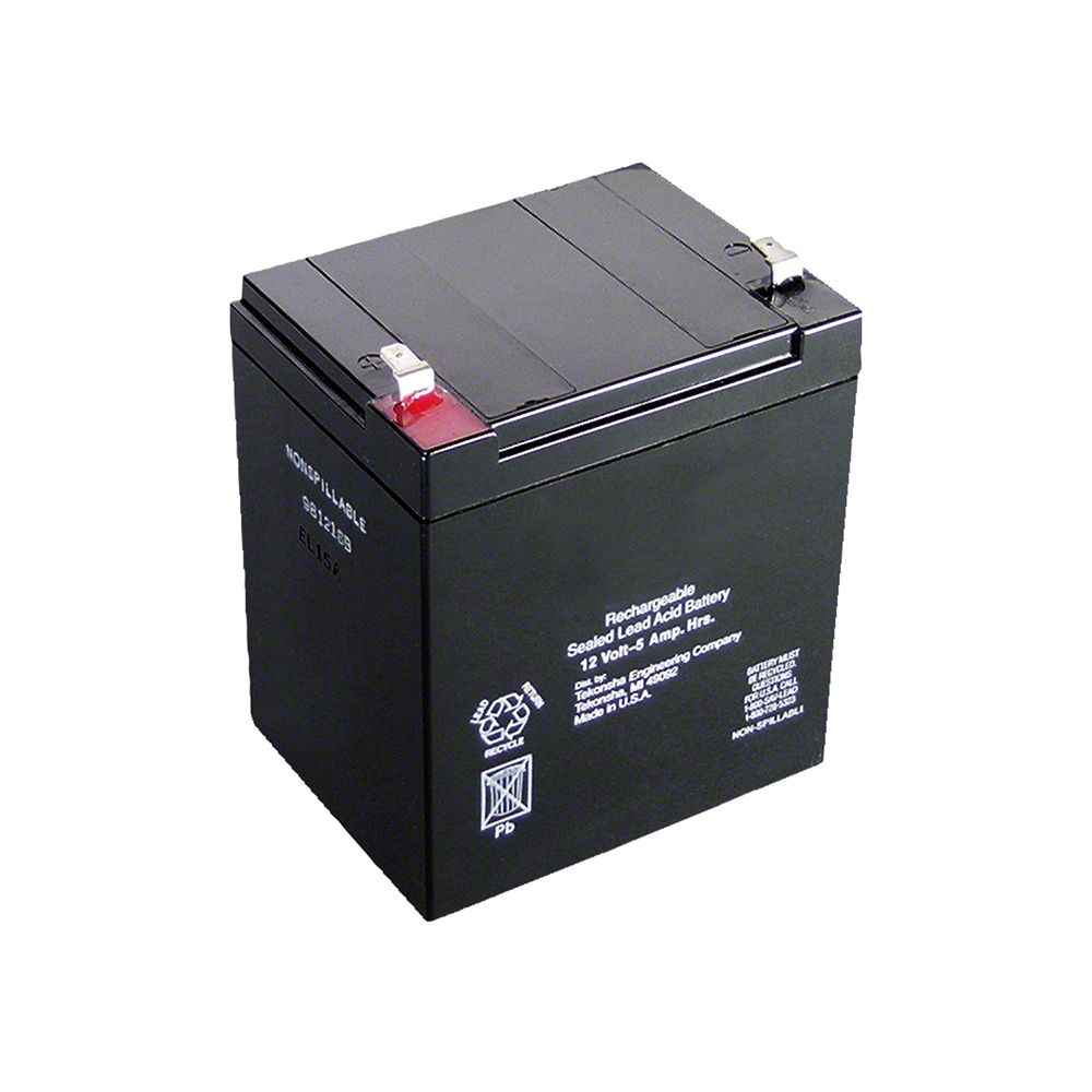 Tacoma Trailer Breakaway System Battery; 12 Volt 5 Amp Sealed Lead Acid ...