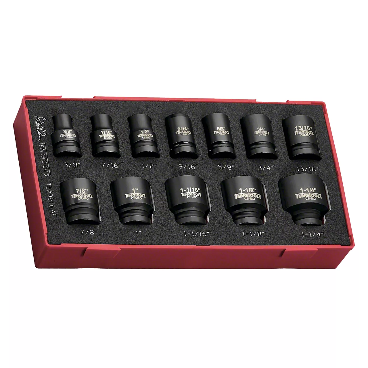 Teng Tools Universal XT 1/2-Inch Drive SAE 6-Point Regular/Shallow ...