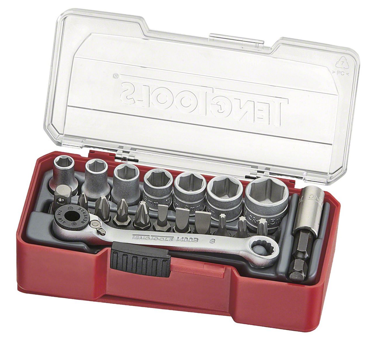 Teng Tools Universal XT 1/4-Inch Drive 6-Point Socket Set with Belt ...