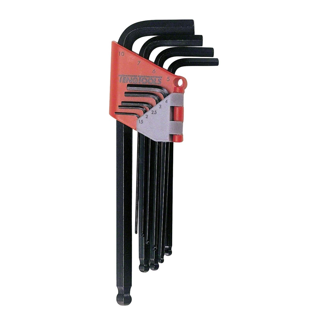 Teng Tools Universal XT Ball Point Metric Hex Key/Allen Wrench Set; 9 ...