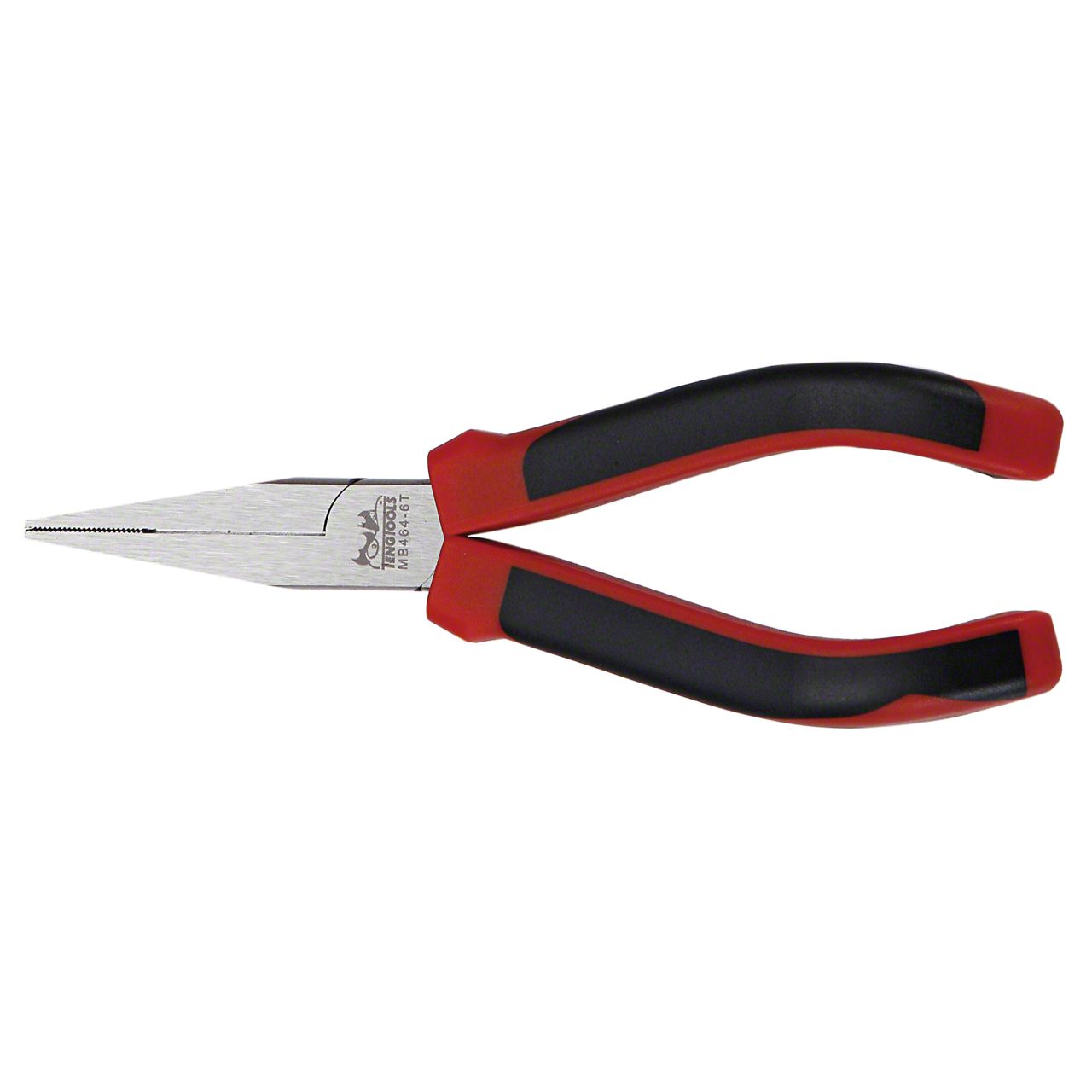 Teng Tools Universal XT Flat Nose Pliers with TPR Grip Handles; 6-Inch ...