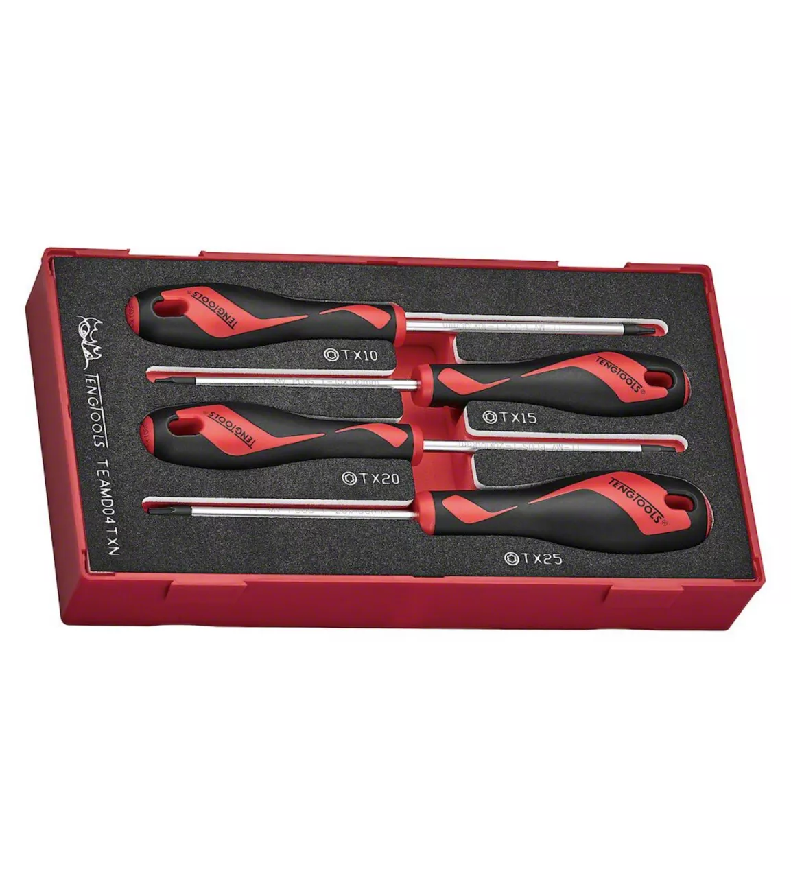 Teng Tools Universal XT Mixed Size Torx Tip Screwdriver EVA Foam Set; 4 ...
