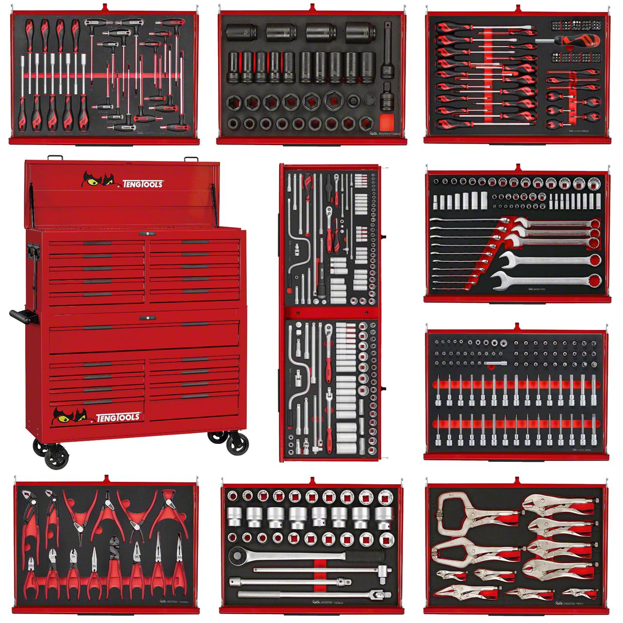 Teng Tools Universal XT 53-Inch PRO35 Red Ultimate Monster Mega Master ...