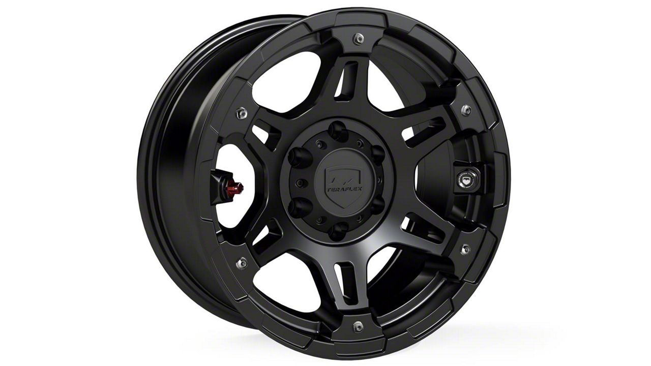 Teraflex Tacoma Nomad Split Spoke Off-Road Metallic Black 6-Lug Wheel ...
