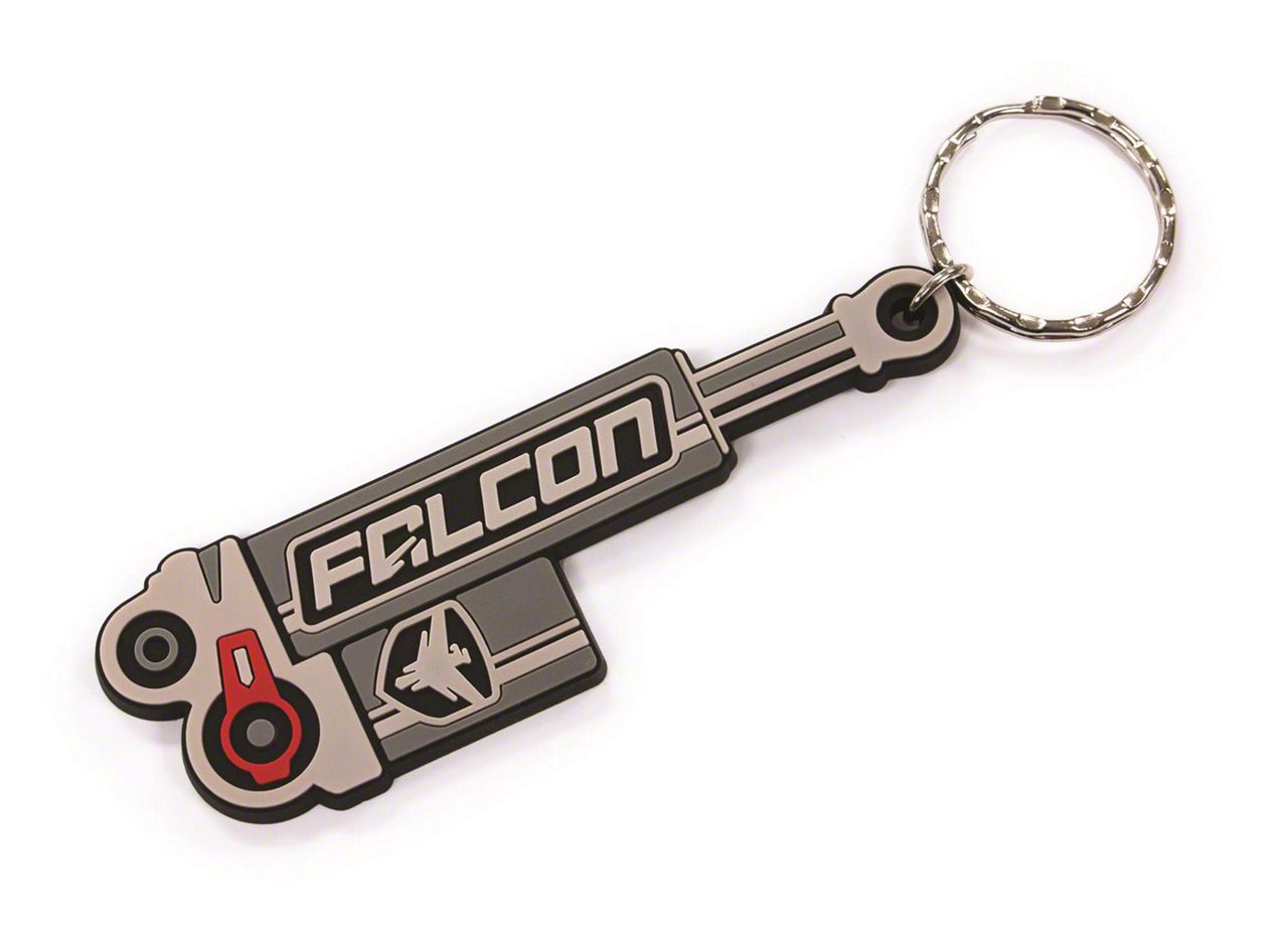 Falcon Shocks Bronco Performance Shock Logo Keychain; 3.50-Inch 93-01 ...