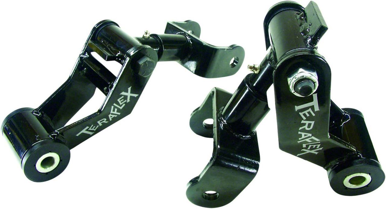 Teraflex Jeep Cherokee 2.50-Inch Rear Spring Revolver Shackle Kit ...