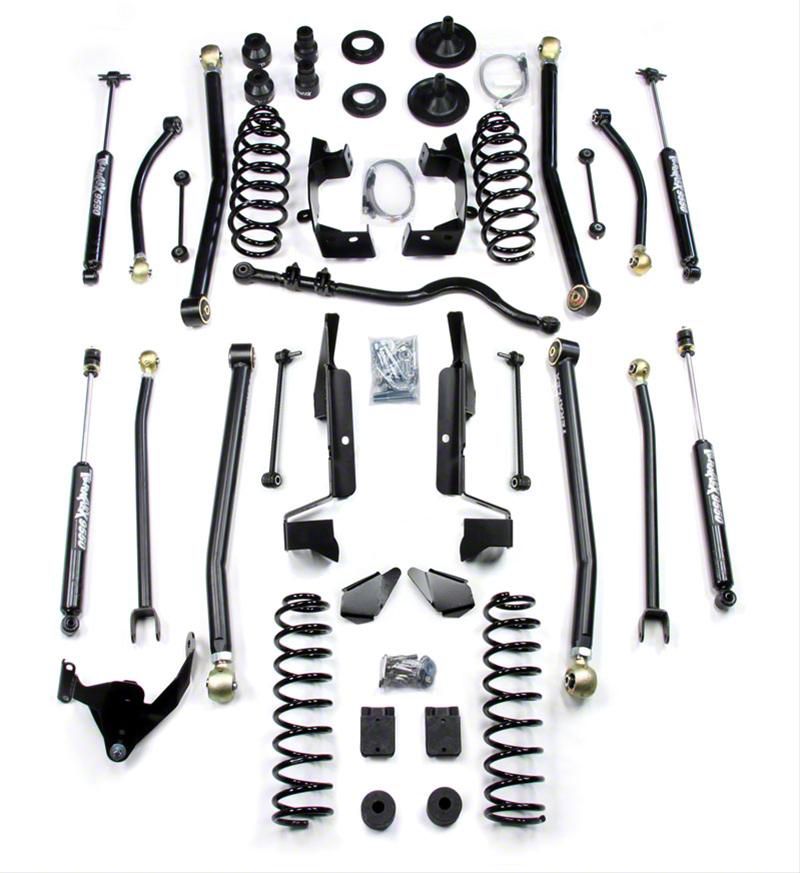 Teraflex Jeep Wrangler 4-Inch Elite LCG Long Arm Suspension Lift Kit ...