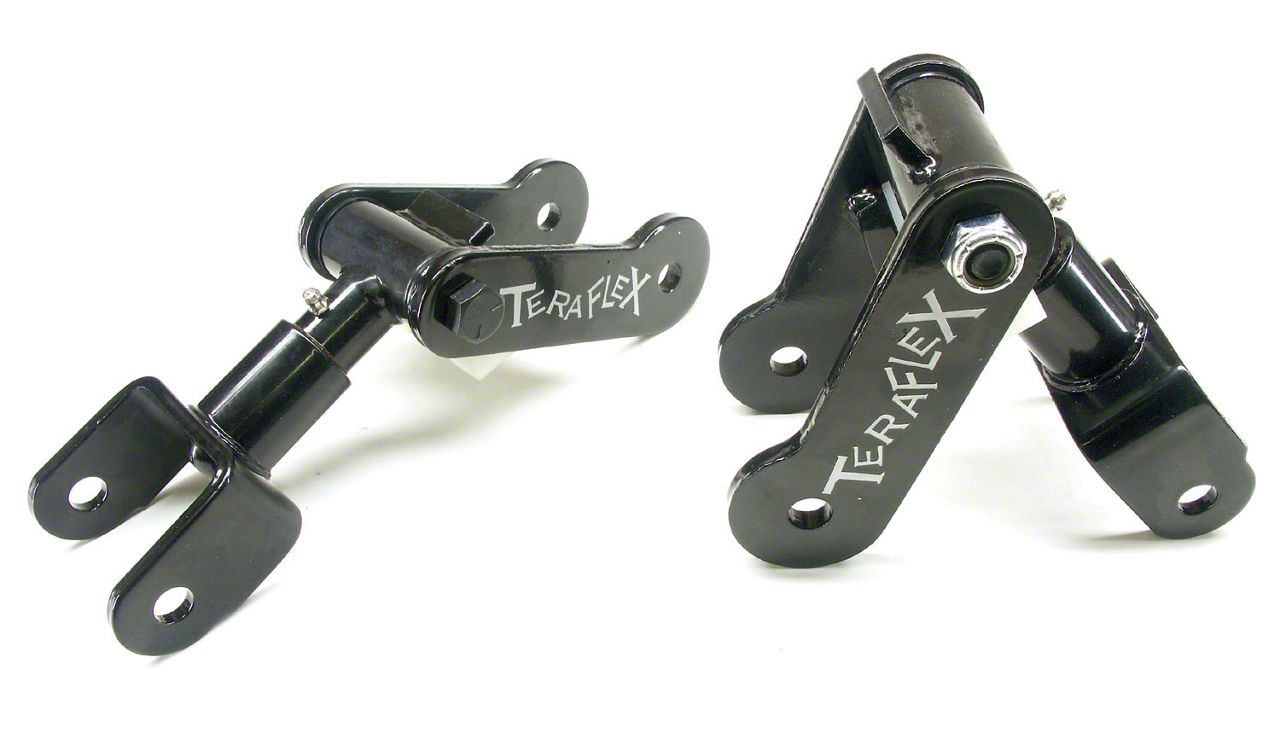Teraflex Jeep Wrangler Front Revolver Shackle Kit; 2-Inch 1023000 (76 ...