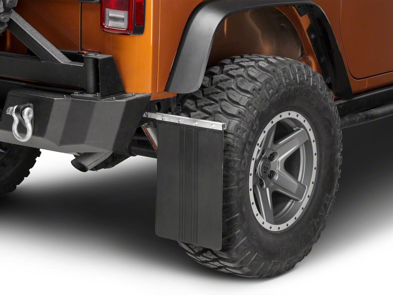 Teraflex Jeep Wrangler Removable Mud Flaps Front or Rear 4808401 76 18 Jeep CJ5 CJ7 Wrangler YJ TJ JK Free Shipping