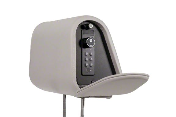 The Headrest Safe Co. Jeep Gladiator Headrest Safe; Driver Side; Light ...