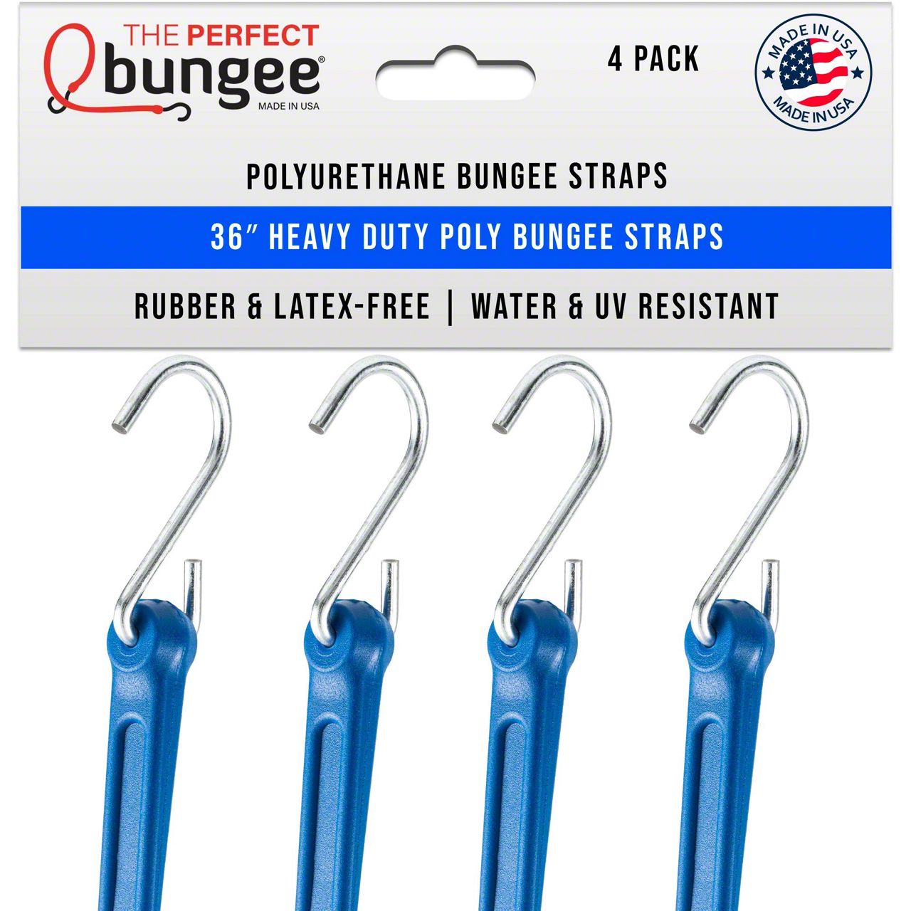 The Perfect Bungee Bronco 36-Inch Heavy Duty Flat Style Bungee Cords ...