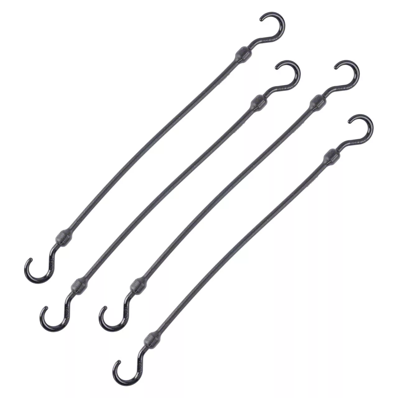 The Perfect Bungee Jeep Wrangler 18-Inch Heavy Duty Bungee Cords; Black ...