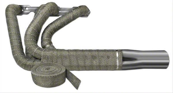 Thermo Tec Tacoma Rogue Series Exhaust Wrap; 50-Foot x 1-Inch; Platinum ...