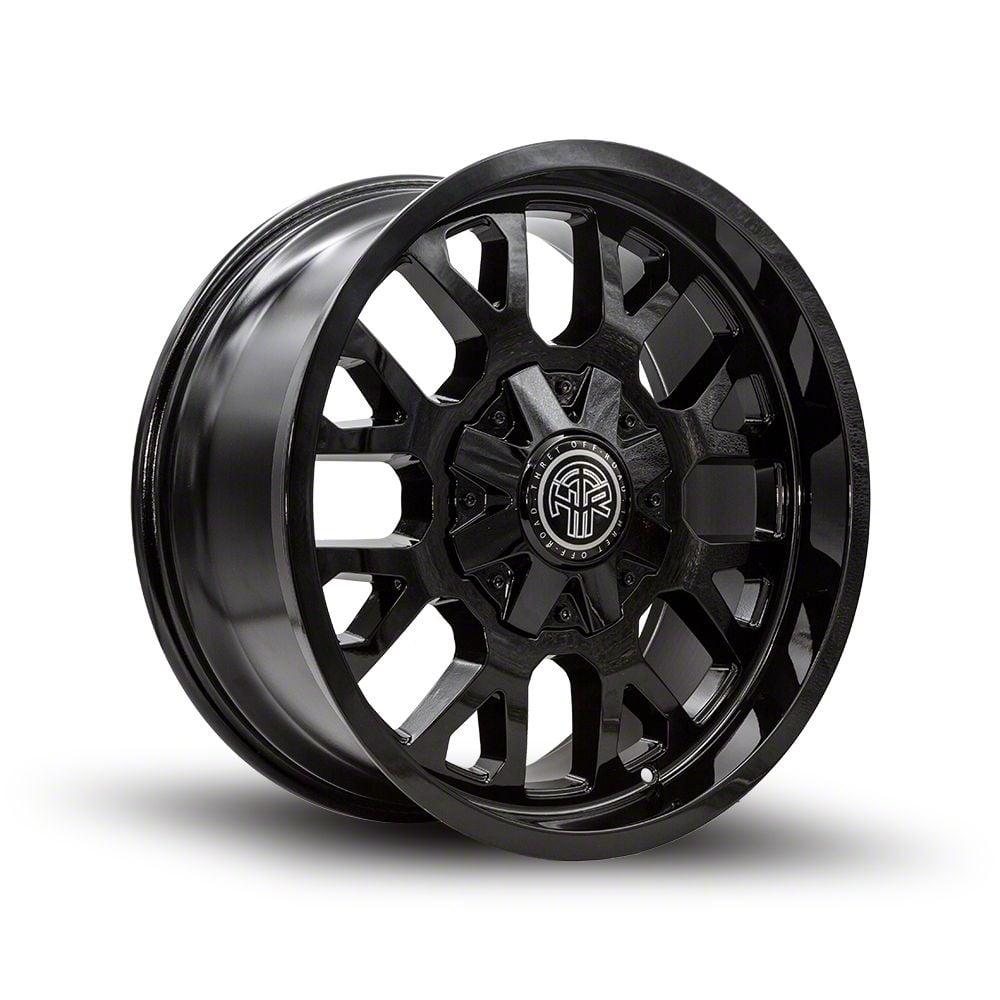 Thret Offroad Tacoma Attitude Gloss Black 6-Lug Wheel; 18x9; 18mm ...