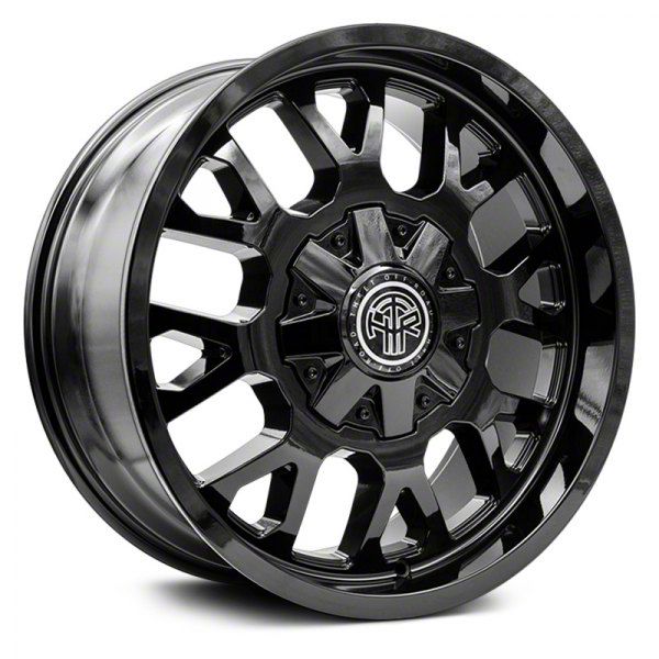 Thret Offroad Bronco Attitude Gloss Black 6-Lug Wheel; 20x9; -12mm ...