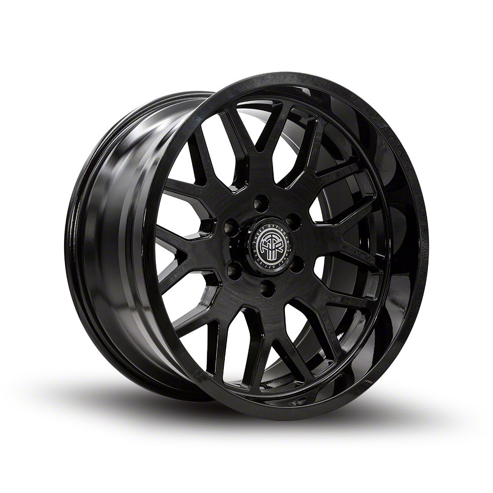 Thret Offroad Bronco Monarch Gloss Black 6-Lug Wheel; 22x10; -21mm ...